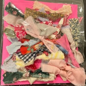 Hand designed with love | Art | 5 Hand Tied Bows For Junk Journals Or ...